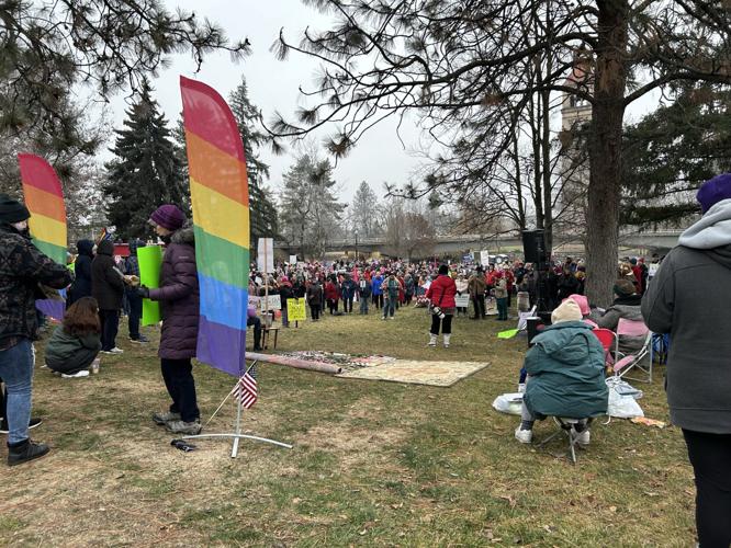 Hundreds rally for unity at Spokane People's March event | News | kxly.com