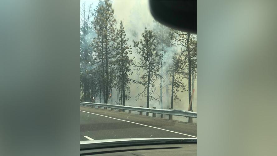 UPDATE: I-90 back open following fire near Cheney | Firewatch | kxly.com