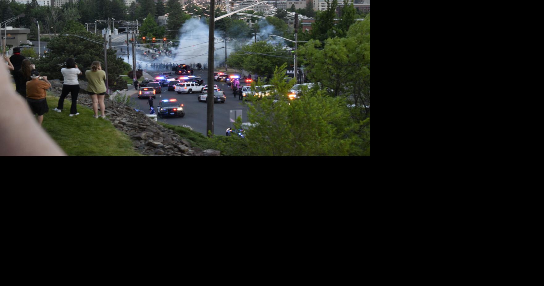 Spokane law enforcement use pepper spray and foam batons during ICE ...