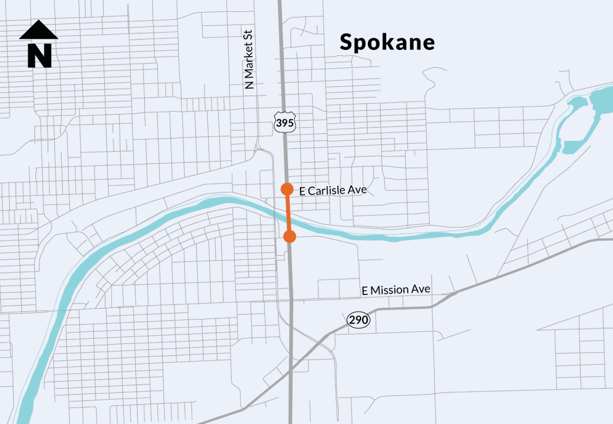 Road closures for North Spokane Corridor River Crossing project begin ...