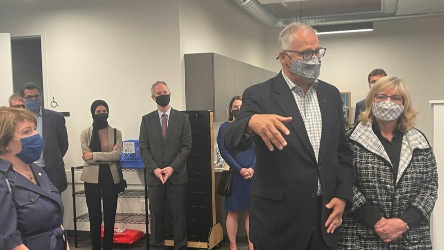 PHOTOS: Gov. Inslee tours Spokane’s new Catalyst building | Local News ...