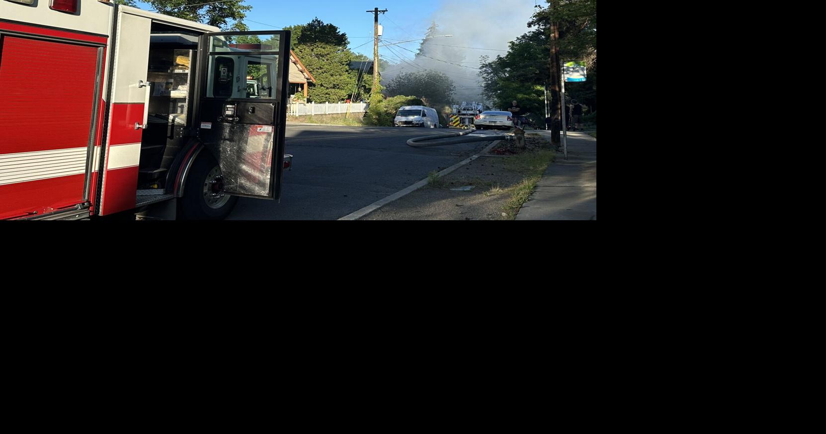 Spokane Fire knock down two house fires near Maple Street Bridge, four ...