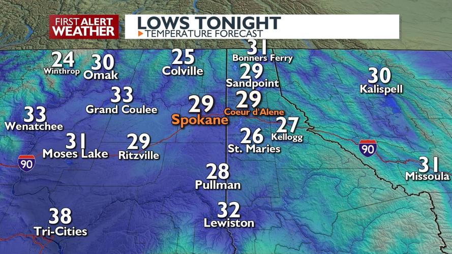 BRRR! Skies are clearing for a cold Wednesday morning in the 20s! 🥶 ...