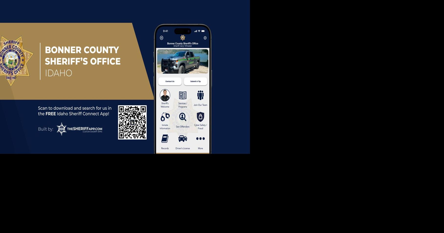 Bonner County Sheriff's Office launches new smartphone app | News ...