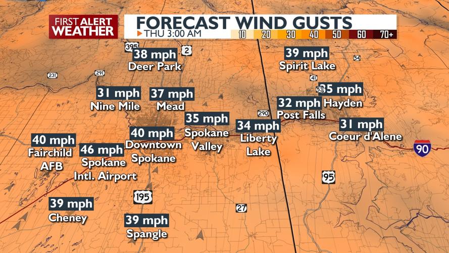⚠️WIND ADVISORY: Wind gusts of up to 55 mph through early Thursday ...