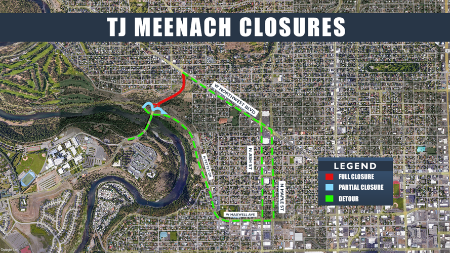 TJ Meenach Drive closed for five-month stormwater construction project ...