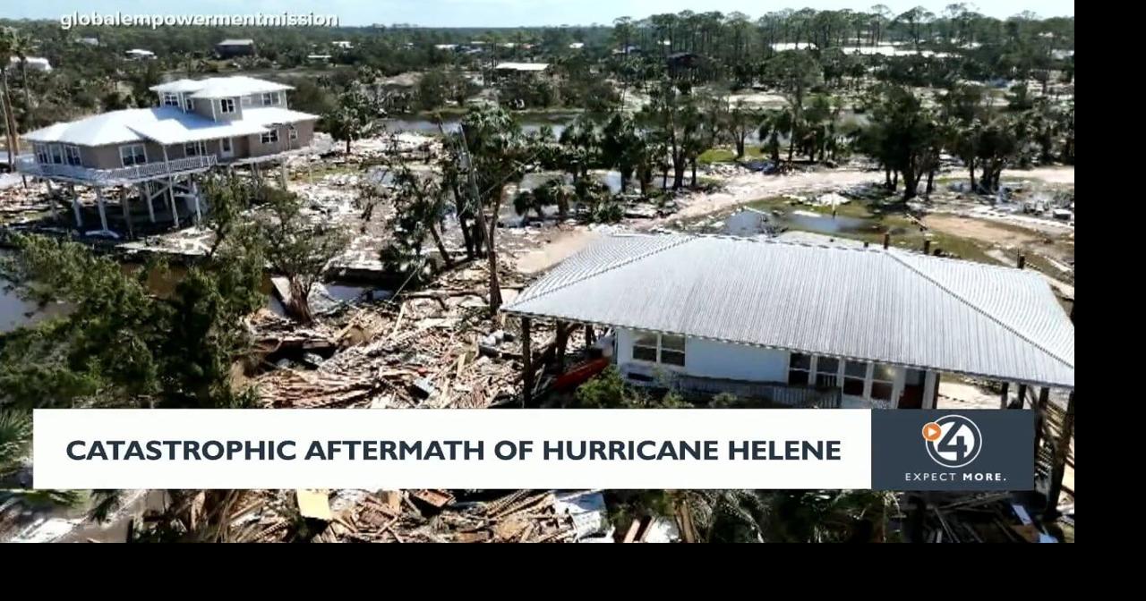 Catastrophic aftermath of hurricane Helene | Video | kxly.com