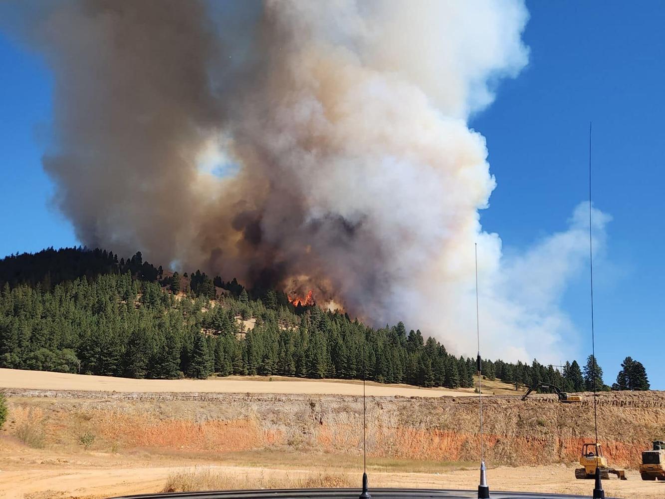 All evacuations lifted for 150-acre County Line fire in Kootenai County ...