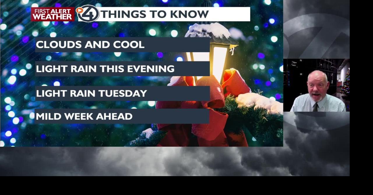A mild Monday then rain or snow moves in Tuesday - Mark | Weather ...