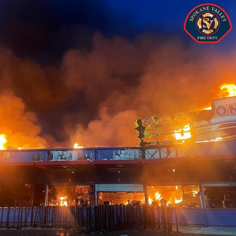 Fire at Avista Stadium destroys main concession stand | News | kxly.com