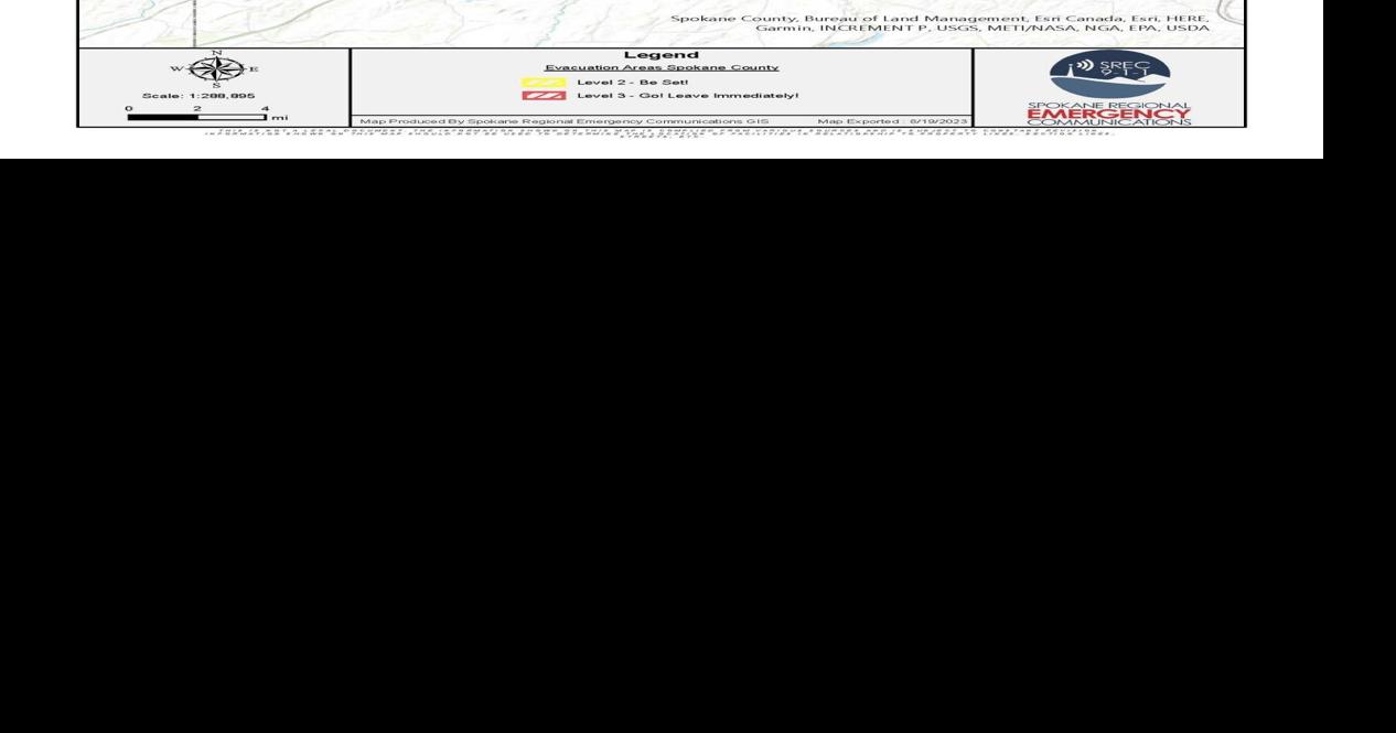 Evacuation map Medical Lake fire | | kxly.com