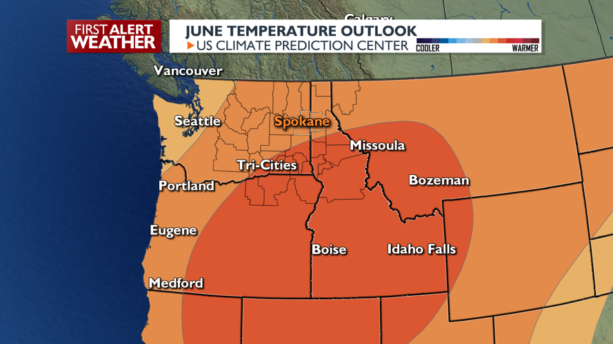 June climate outlook: Summer arrives early this year | Firewatch | kxly.com