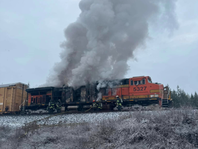 No one hurt in North Idaho train fire | News | kxly.com