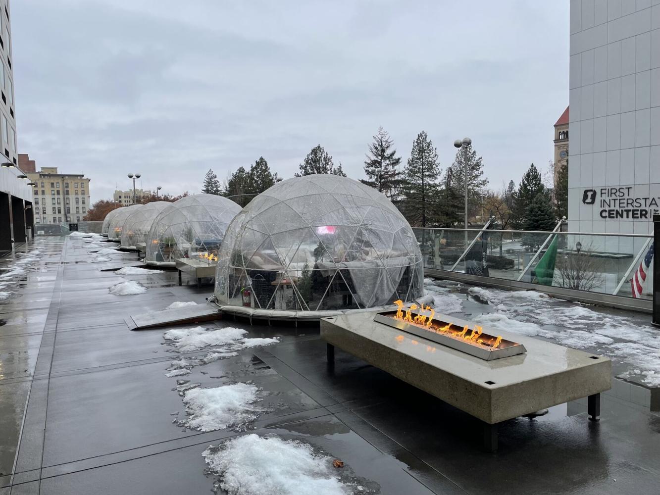 The Grand Terrace Igloos return to the Davenport Grand | Lifestyle ...