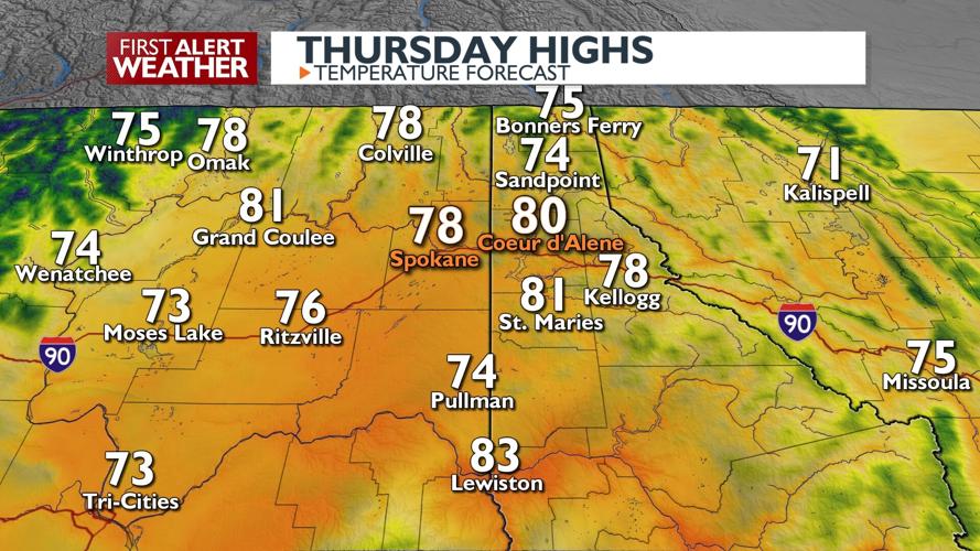 🌞Sunshiny Thursday with temperatures about 15 degrees above average ...