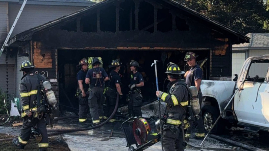 Explosions during garage fire at North Spokane home | News | kxly.com
