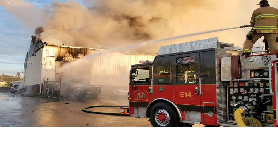 'Total Loss', CDA fire knocks down CDA police building fire | News ...