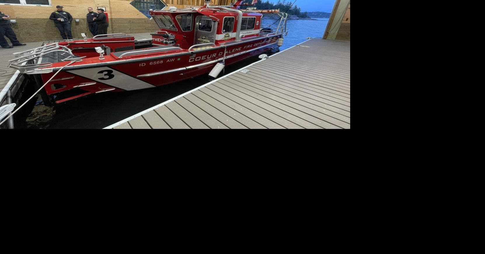 Coeur d'Alene Fire Department debuts 'Fire Boat 3' at new marine ...