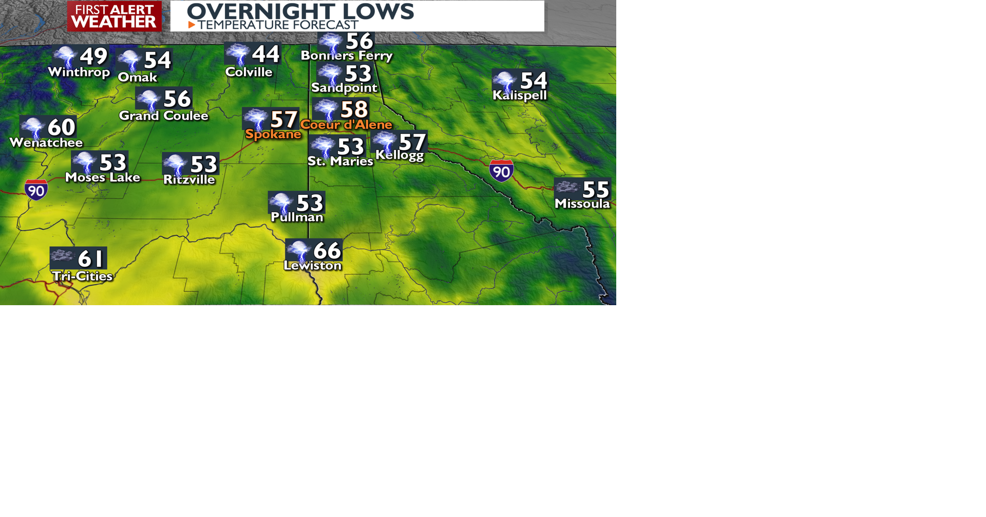 ☁️☔Light rain gives way to thunderstorms starting tonight⛈️ | Local ...
