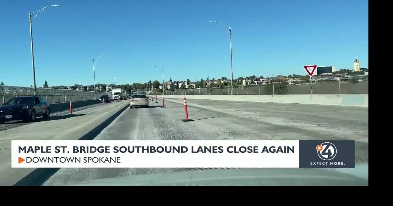 Maple Street Bridge lanes reopening overnight Monday | News | kxly.com