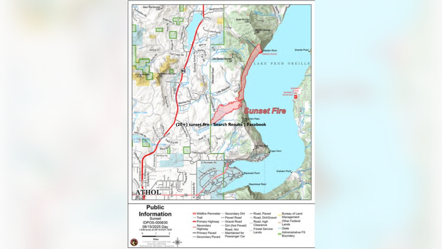 Evacuations expanded as Sunset Fire grows to 2,702 acres Northeast of ...