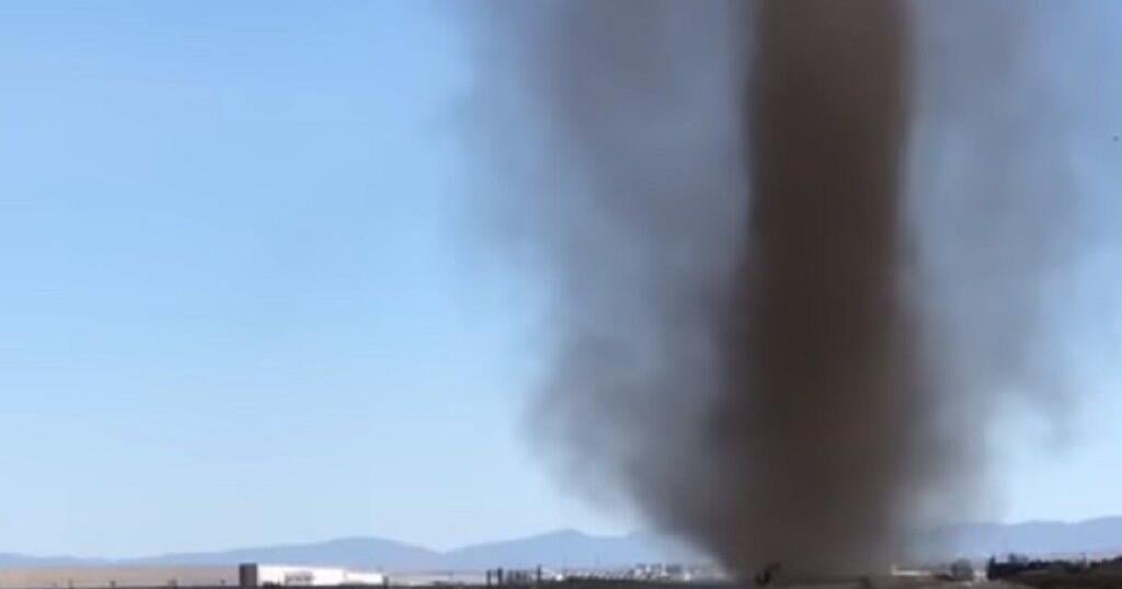 Large dust devil caught on video in California | National & World ...