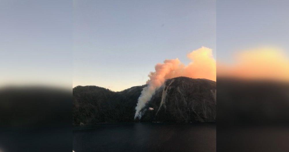 Bernard Fire near Bayview now 75-percent contained | Firewatch | kxly.com