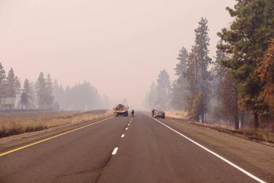 I-90 still closed west of Spokane due to Gray Fire, major traffic ...