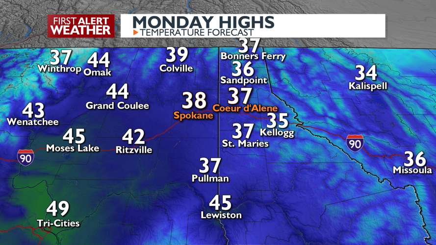 Scattered flurries today, sunny and colder Tuesday - Mark | Weather ...