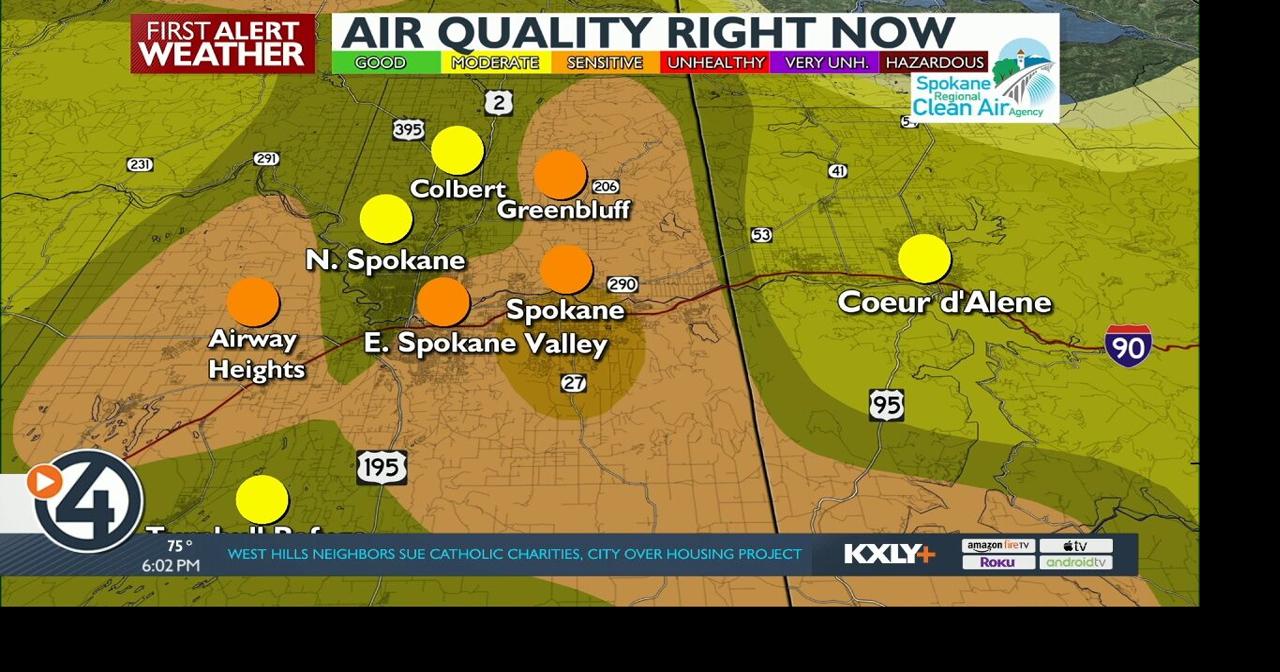 Smoke hurting air quality in Spokane, Coeur d’Alene | Eastern ...