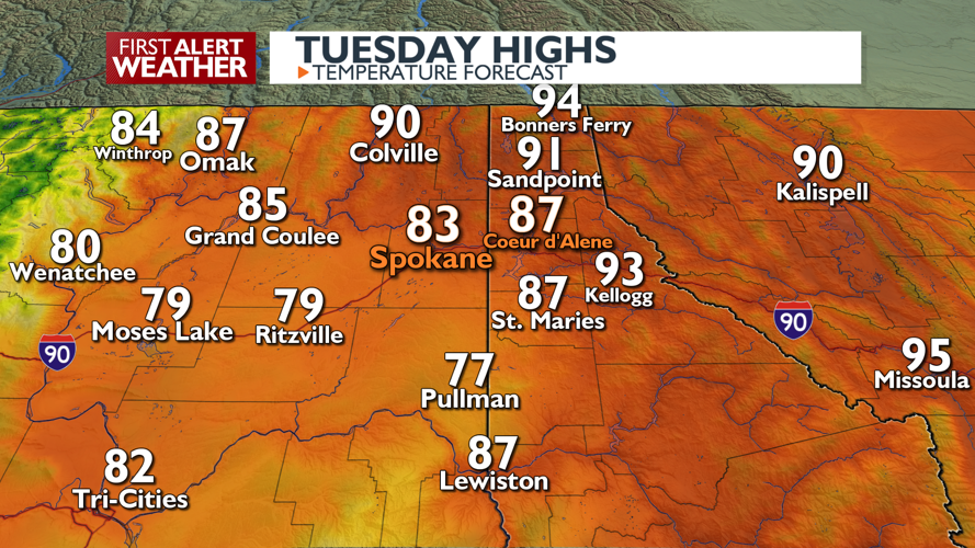 Showers and thunderstorms Tuesday - Allison | Weather | kxly.com