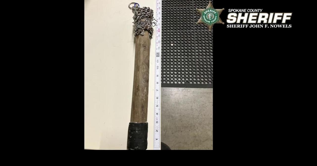 Two men arrested for robbing and beating a man with a chained club ...