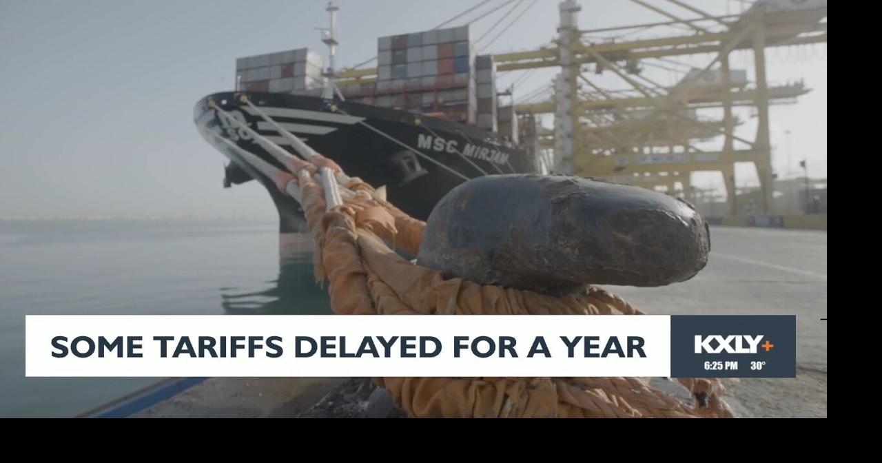 Some tariffs delayed for a year | Video | kxly.com