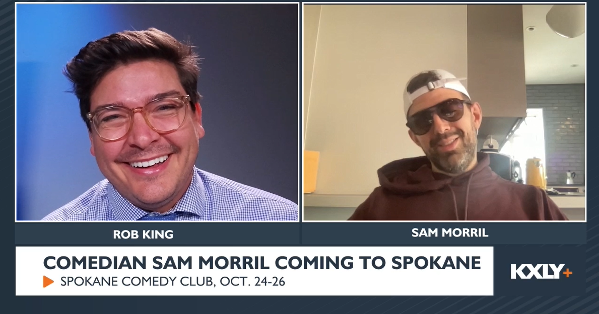 WATCH: Comedian Sam Morril on KXLY before coming to the Spokane Comedy ...