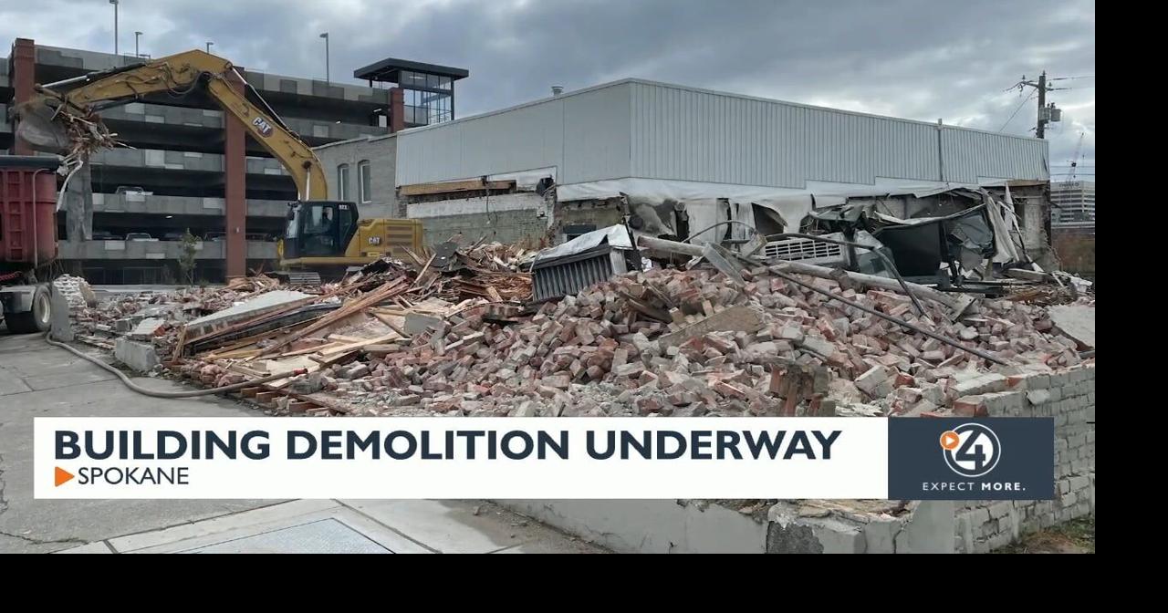 Building demolition underway near downtown Spokane | Video | kxly.com