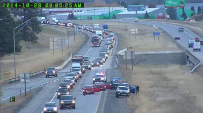 Four car crash stalls traffic near State Line, all clear | News | kxly.com