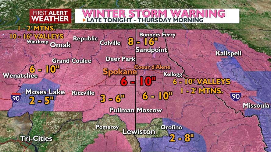 WINTER STORM WARNING: major winter storm approaching this evening ...