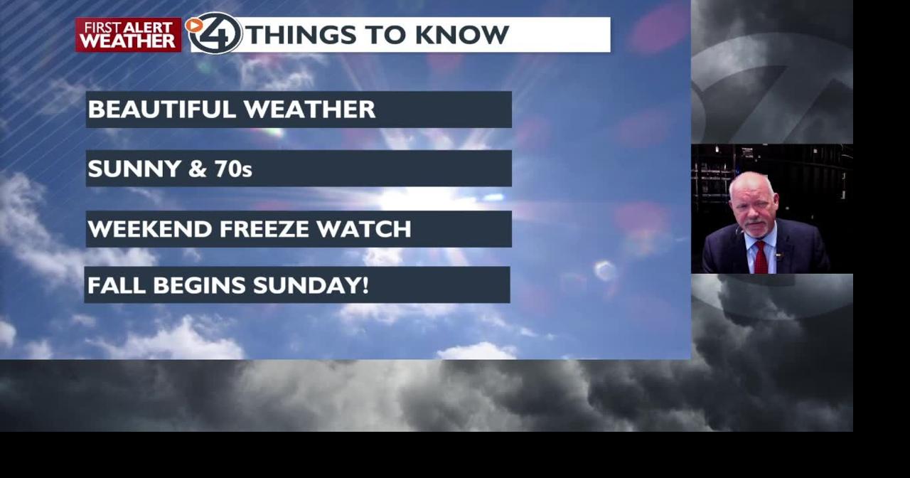 Wrapping up Summer with very mild conditions - Mark | News | kxly.com