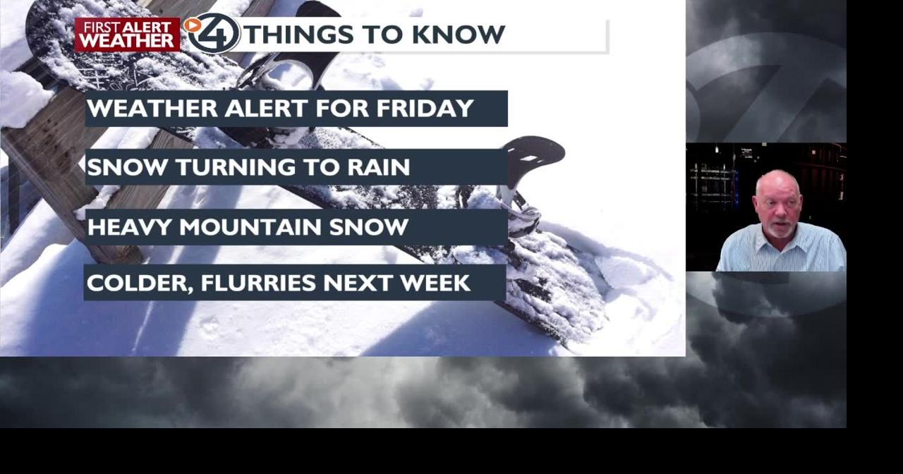 Sun to snow by Friday with a Weather Alert Day - Mark | News | kxly.com
