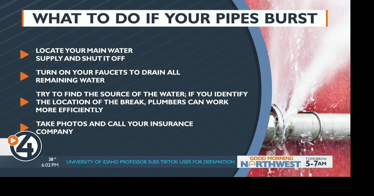 Spokane Fire Department advises what to do if pipes burst | Home and ...