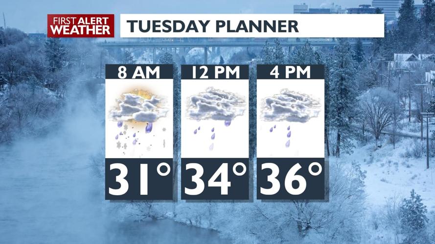 A WINTER WEATHER ADVISORY for Tuesday; light snow and freezing rain ...