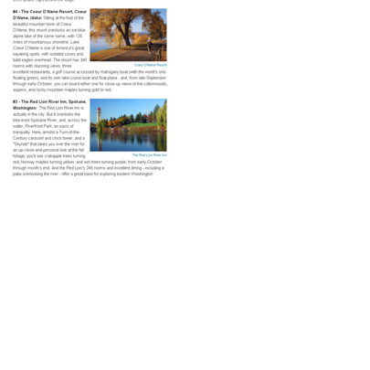 Spokane and Coeur d’Alene listed as top places for fall foliage ...