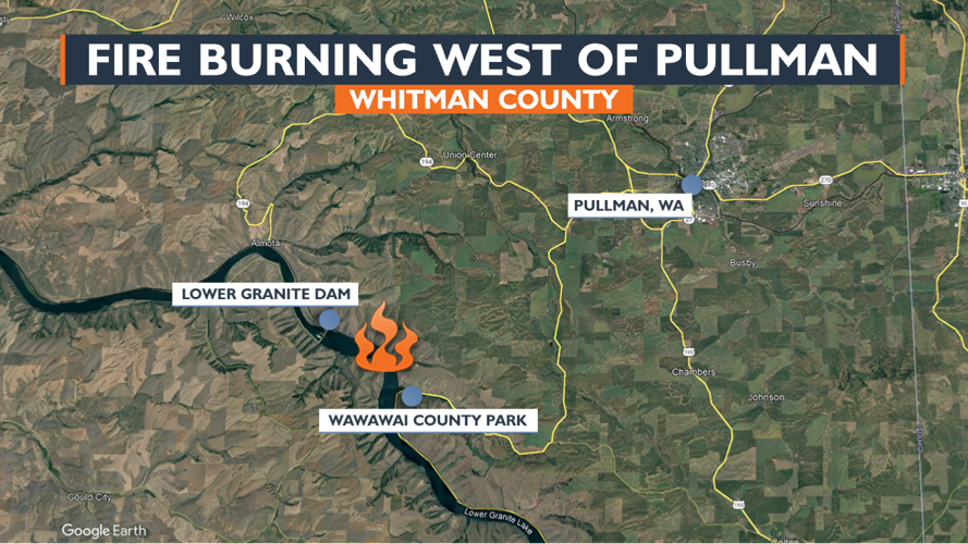 FIREWATCH: Evacuations lifted for Wawawai Fire, just west of Pullman ...