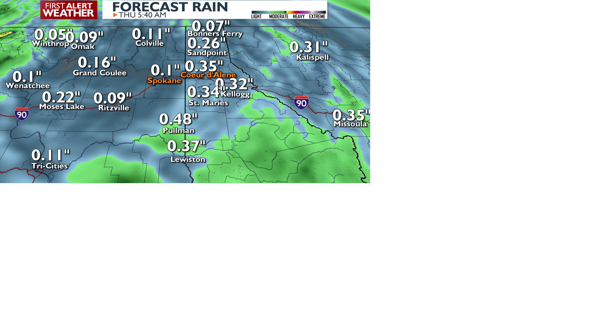 Cooler, showery weather through Wednesday - Mark | Weather | kxly.com