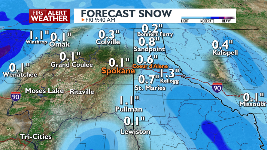 Big change; ten-degree drop in temperatures and rain showers in the ...