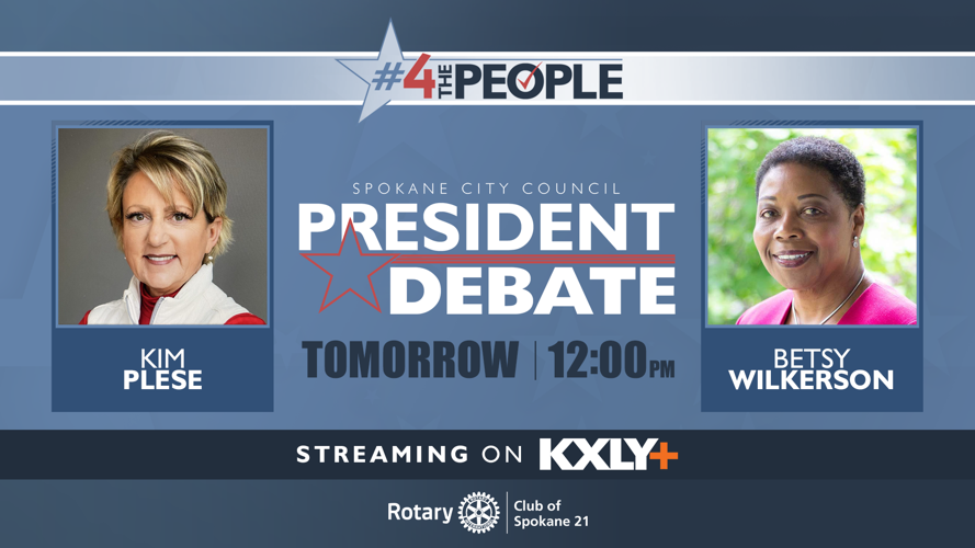 Watch Thursday's Spokane City Council President rotary debate on KXLY+ ...