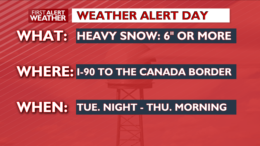 Morning Light Snow to Clouds, Heavy Snow Wednesday – Mark | Forecast ...
