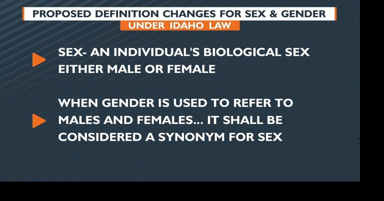 Proposed definition changes for sex and gender under Idaho law | Video ...