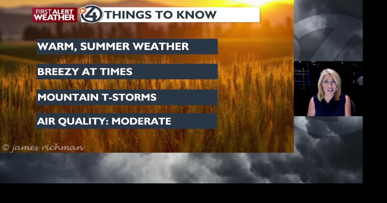 🌤️ Warm and breezy Thursday with northeast wind gusts up to 25 mph ...