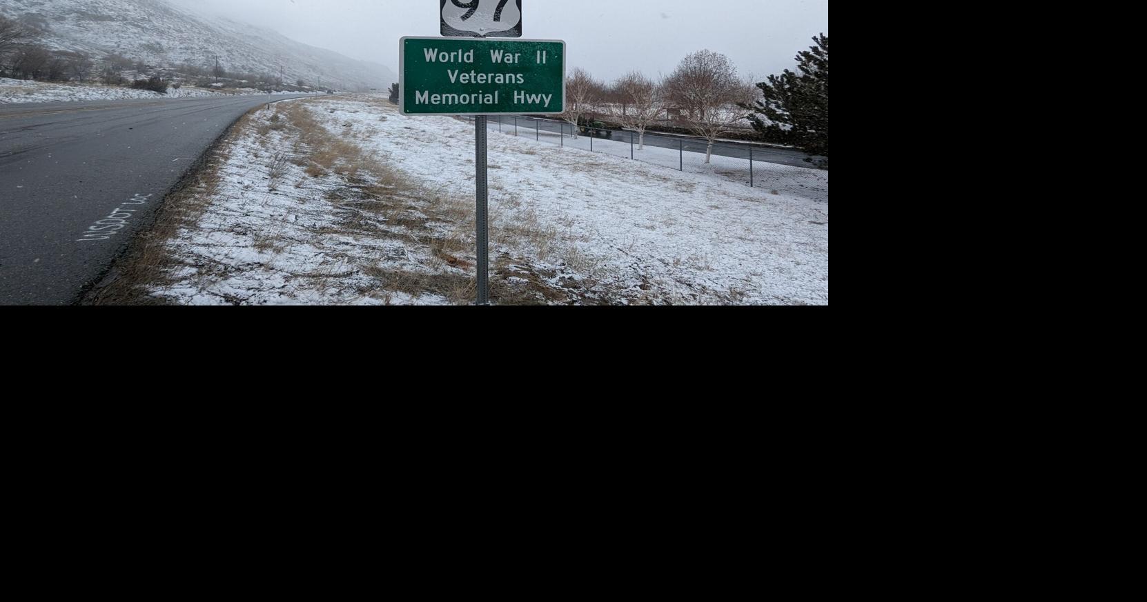 WSDOT names part of US 97 the "World War II Veterans Memorial Highway ...